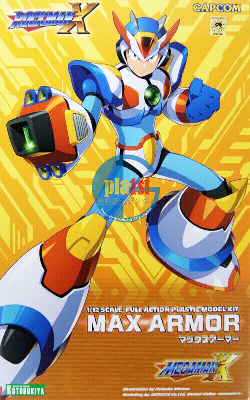 Brand New Kotobukiya 1/12 Rockman MegaMan X3 Max Armor Plastic Model K